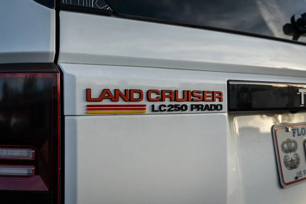 "Land Cruiser" Rear Tailgate Emblem Overlays - 2024+ Land Cruiser – 21 ...