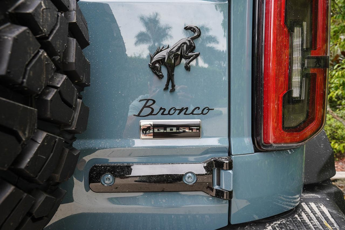 Ford OEM G.O.A.T. Emblem (M-1447-GOAT) - 2021+ Bronco / Bronco Sport ...